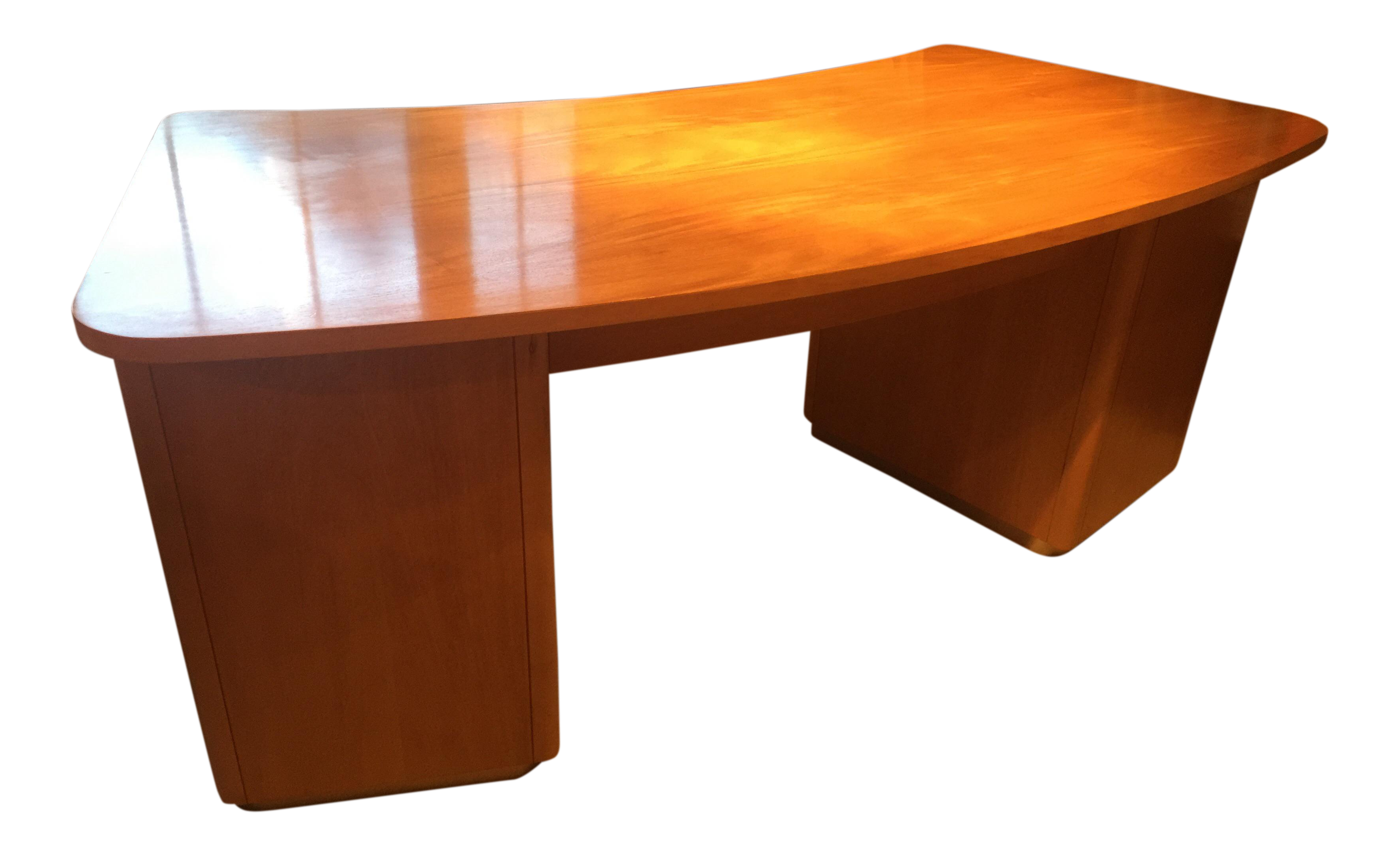 Ethan Allen Radius Desk | Chairish Ethan Allen Radius Desk | Chairish