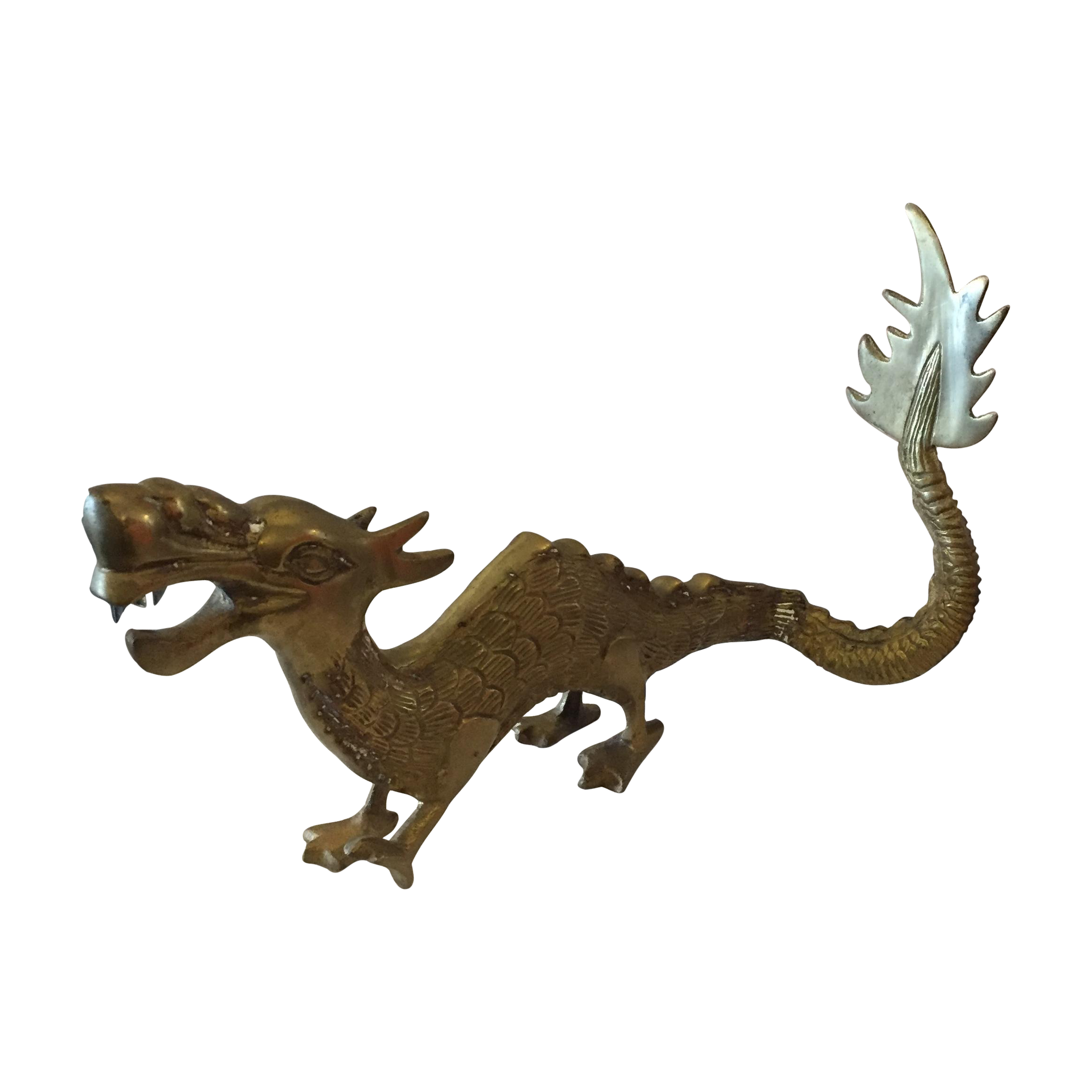 Brass Dragon Figurine Chairish