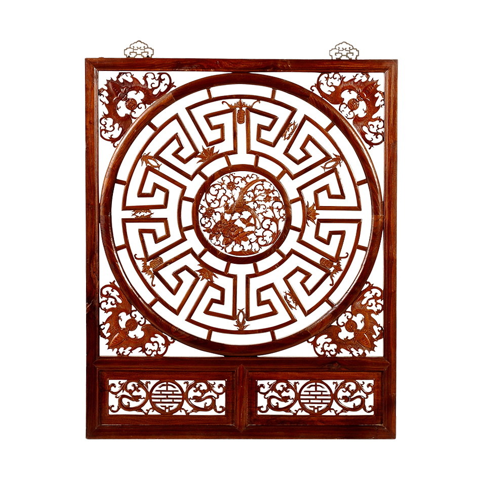 Vintage Chinese Fretwork Panel | Chairish