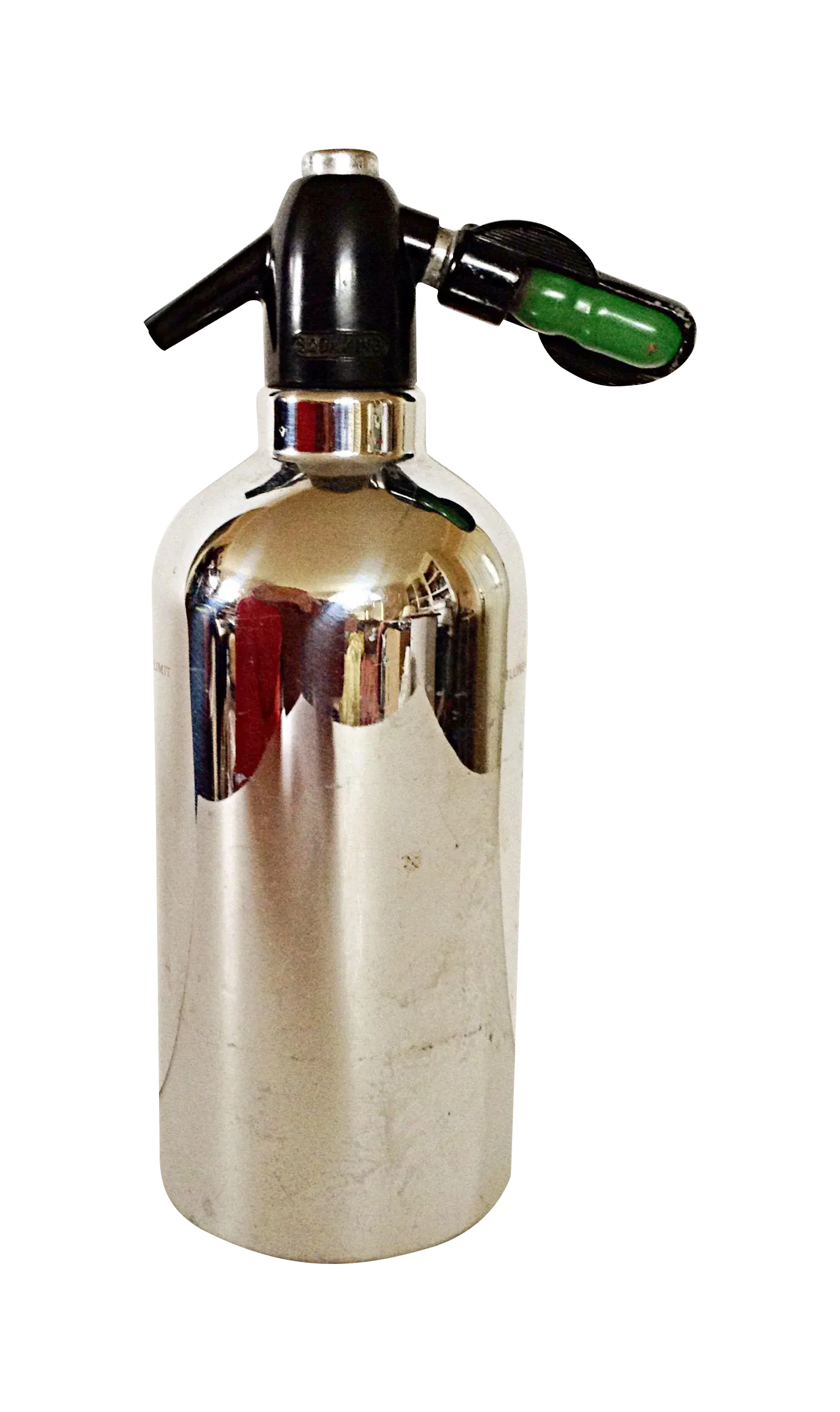 Steel Soda King Seltzer Bottle | Chairish