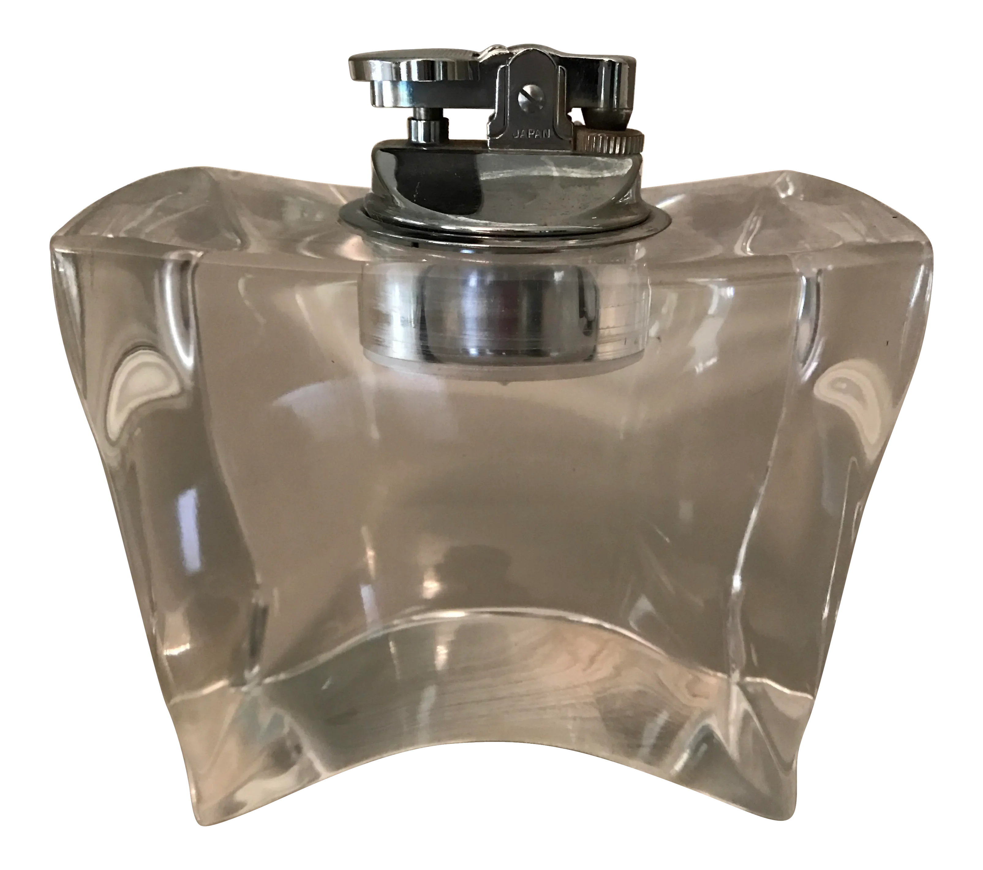 Vintage Mid-Century Modern Lucite Table Lighter | Chairish