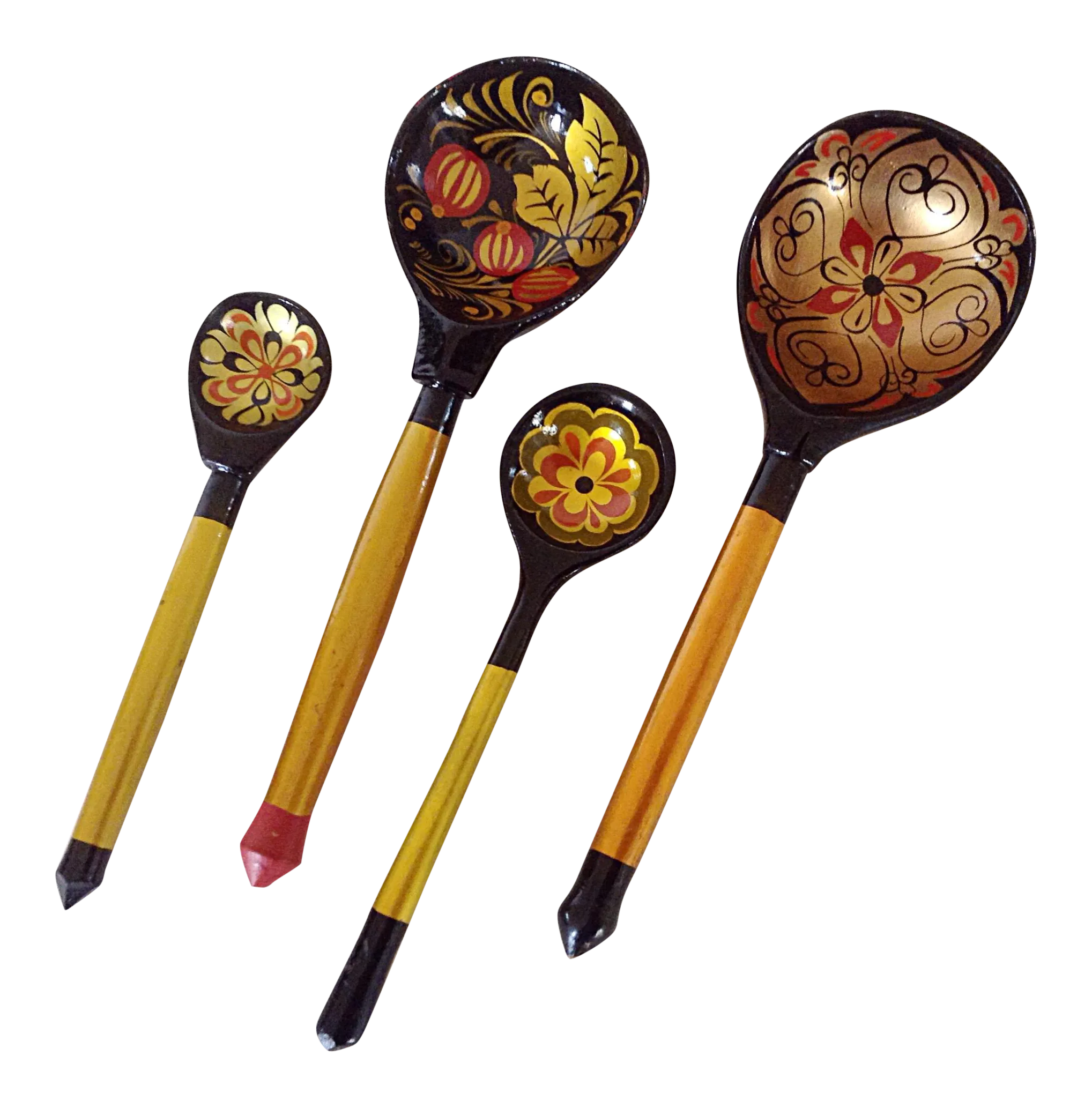 Russian Spoons - Set of 4 | Chairish