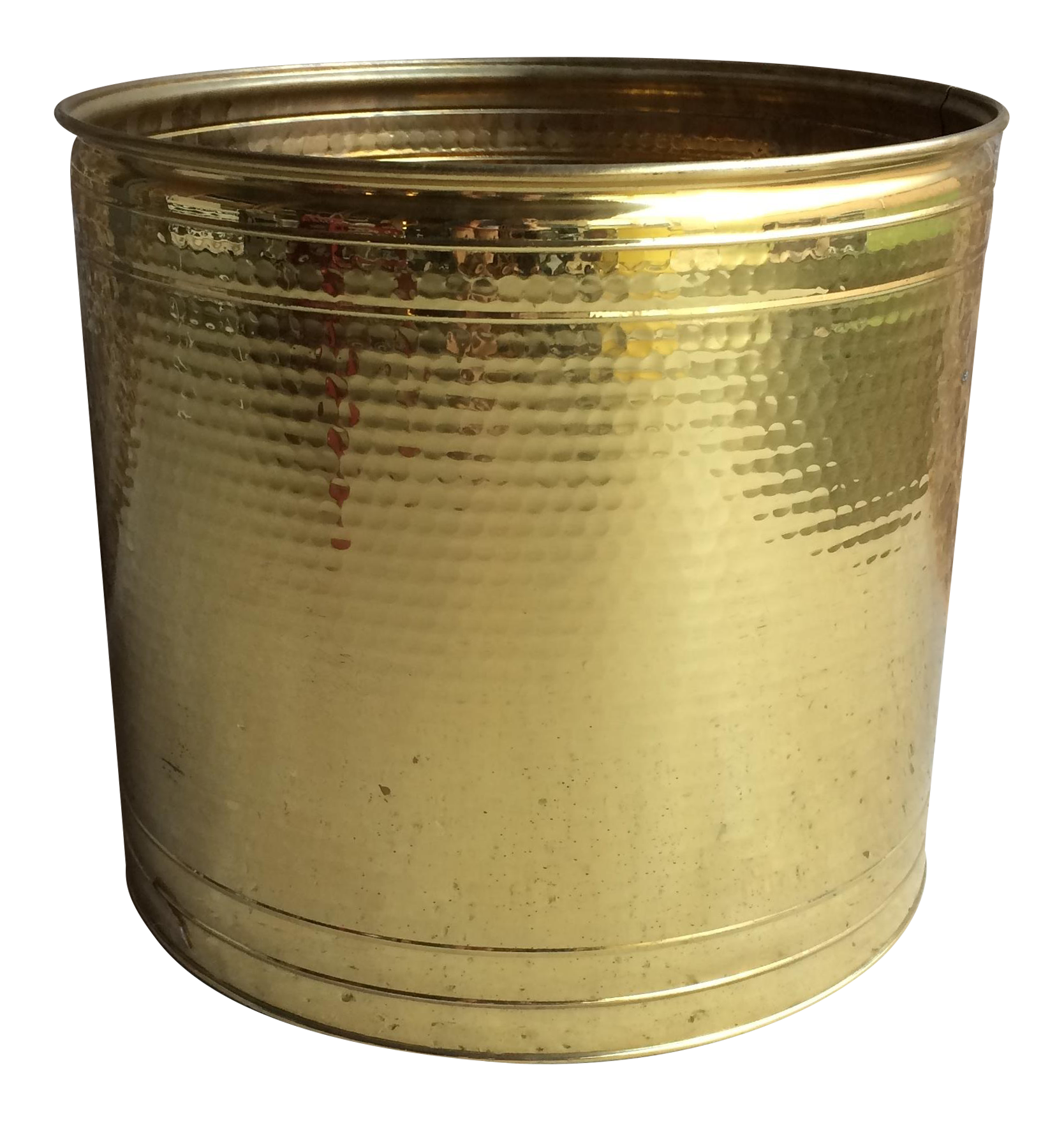 Vintage Large Brass Pot Chairish