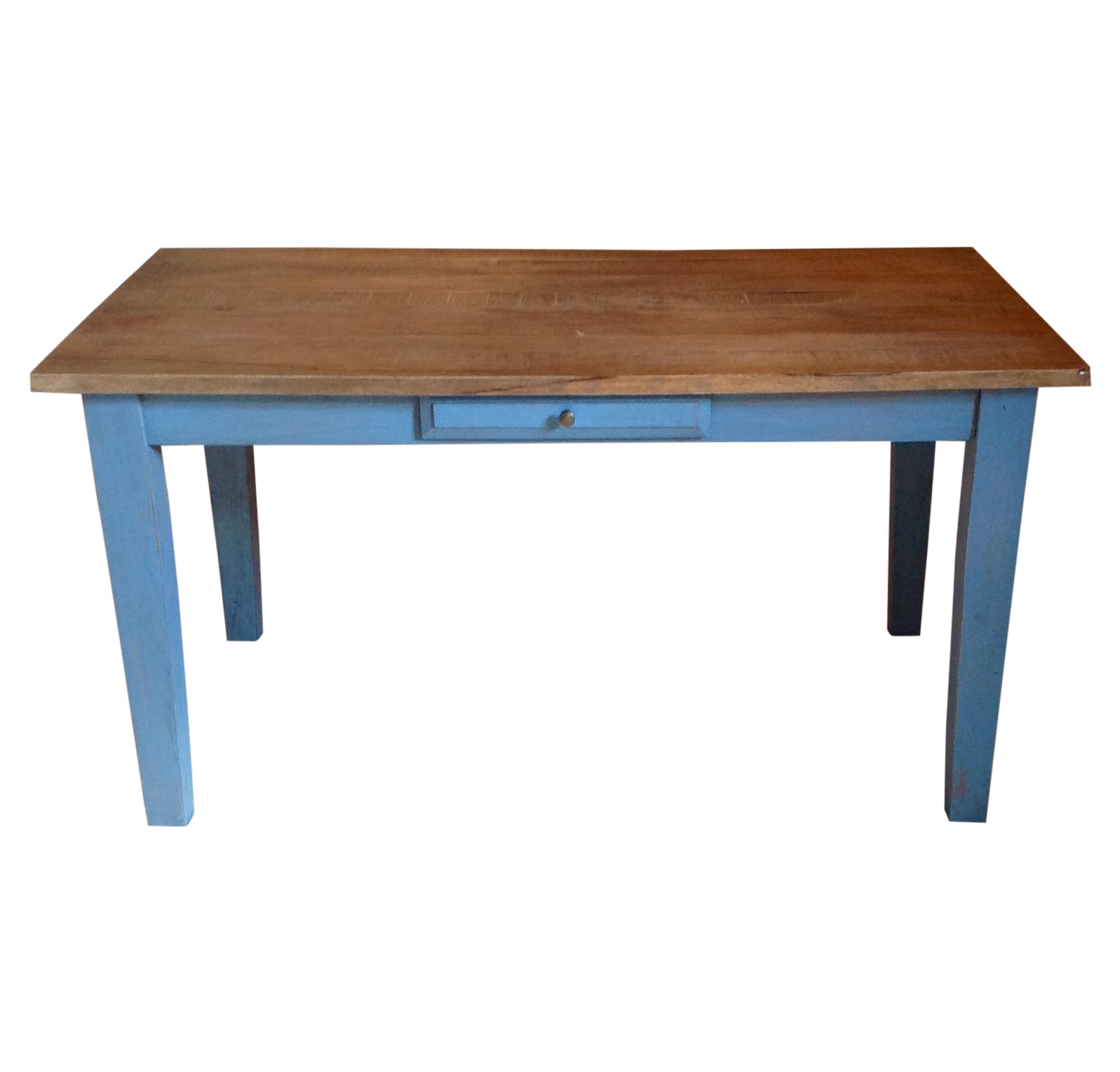 Blue Farmhouse Table