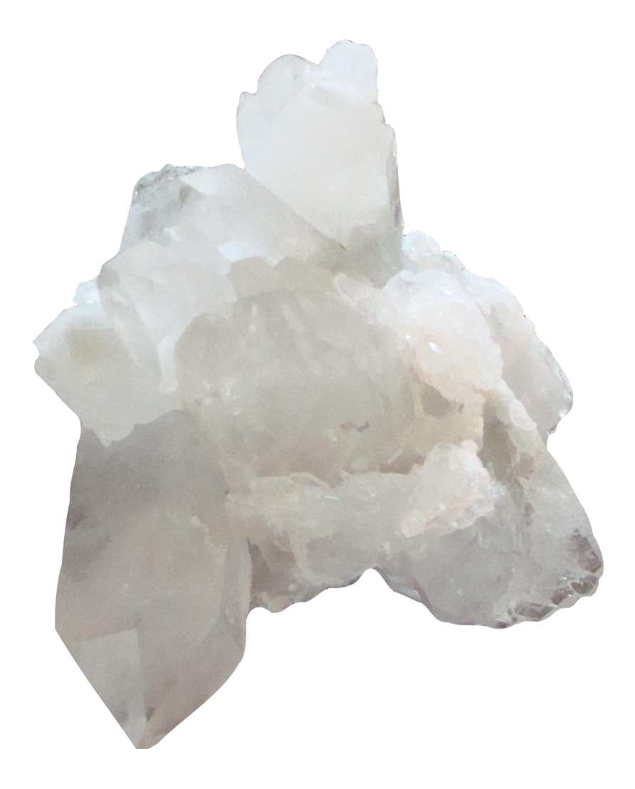 White Quartz Mineral Specimen | Chairish