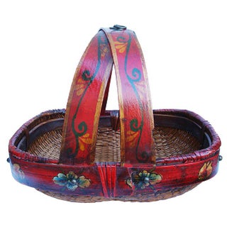 Vintage & Used Asian Baskets | Chairish