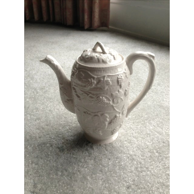 White Ceramic Tea/Coffee Pot Kettle | Chairish