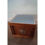 Solid Walnut Cube End Tables - A Pair | Chairish