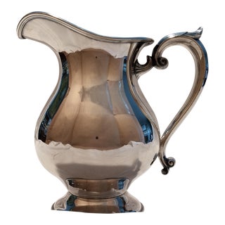 Vintage & Used Silver Pitchers | Chairish