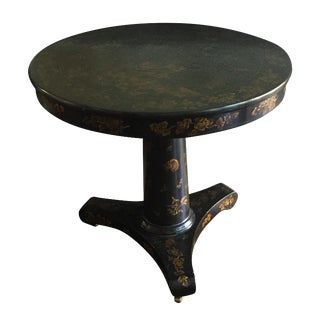 Chinoiserie Round Pedestal Table