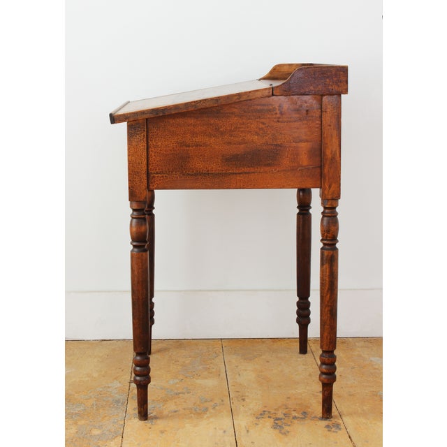 Antique Small Slant-Top Desk | Chairish