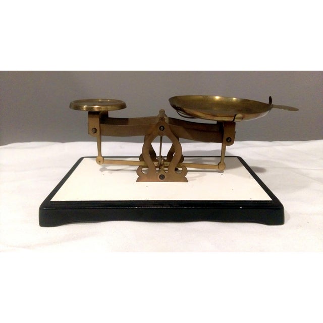 Antique Brass Pharmacy Scale | Chairish