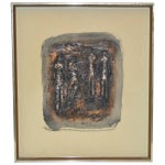 Charles Ware Mid Modernist Painting | Chairish