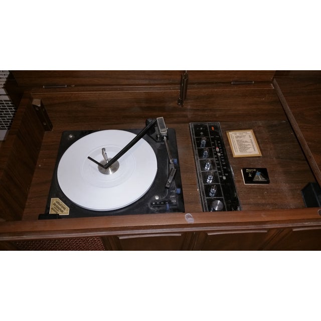 1960 Mid Century Modern Zenith Stereo Console | Chairish