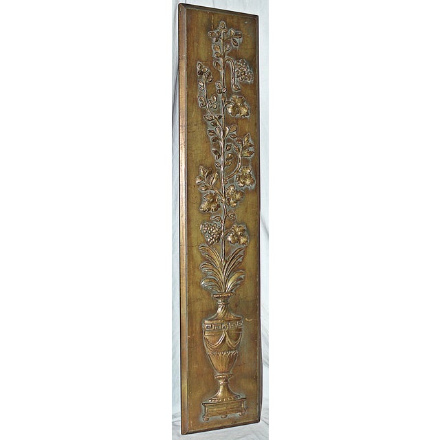 Carved Gold Wall Panel | Chairish