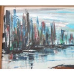 Rod Rodgers Painting, "East Side Skyline" | Chairish