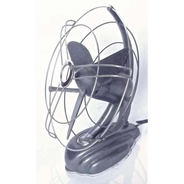 Vintage Art Deco Machine Age German Desk Fan | Chairish