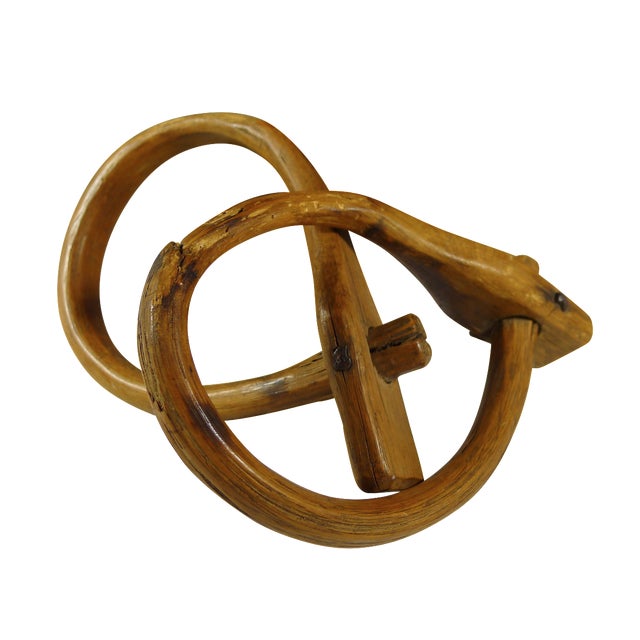 Antique Rustic Primitive Wooden Goat Yokes - Pair | Chairish