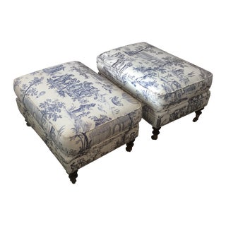 Vintage & Used Ottomans, Footrests | Chairish