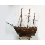 Hand-Crafted 18th-Century First Rate Ship Model | Chairish