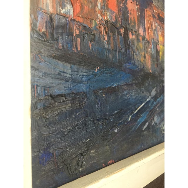 Vintage Impressionist Textured Painting by Ruth Walters | Chairish