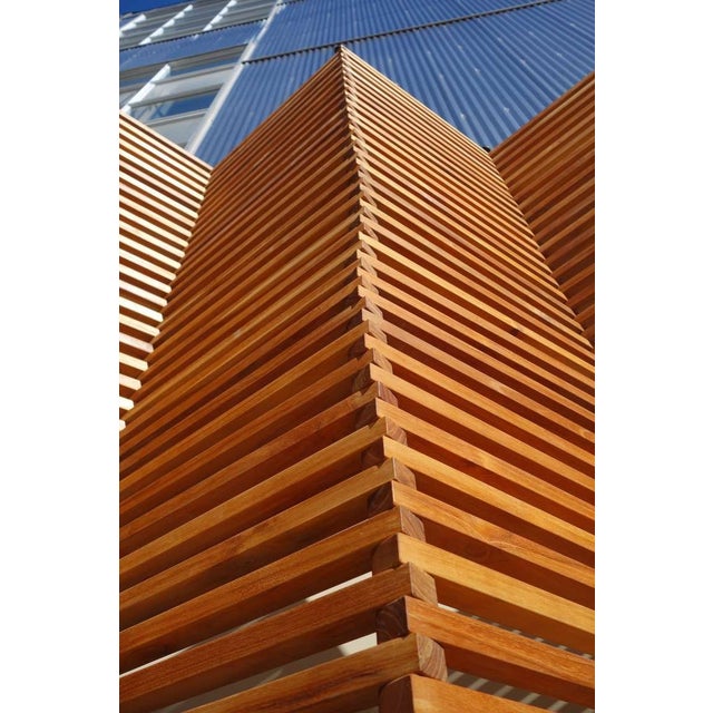 Pliable Wooden Slat Screen | Chairish
