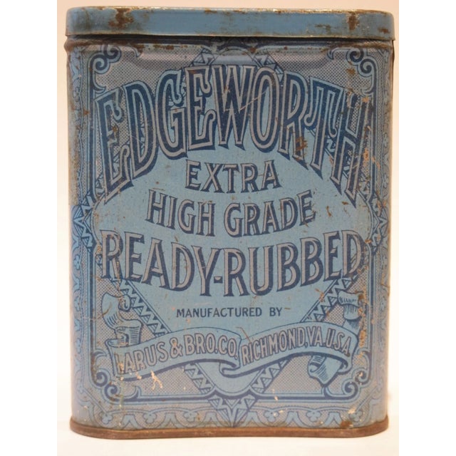 Vintage Edgeworth Tobacco Tin | Chairish