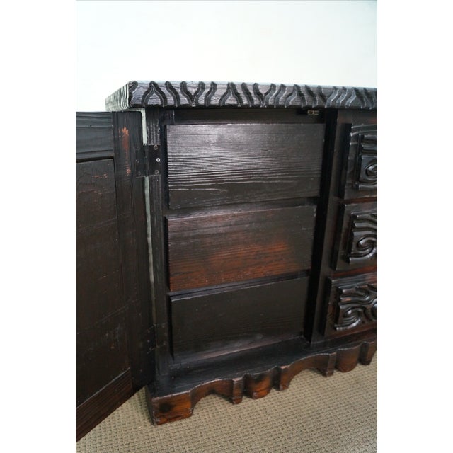Witco Tiki Elvis Jungle Room Redwood Dresser Chairish
