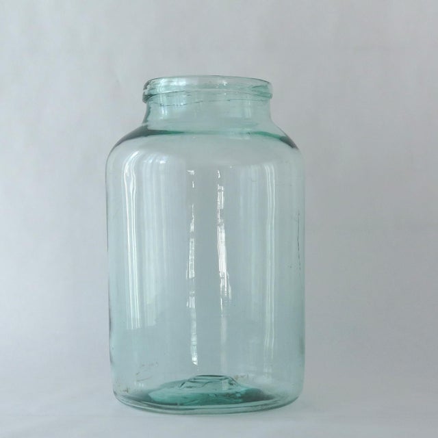Vintage 10 Liter Glass Preserve Jar | Chairish