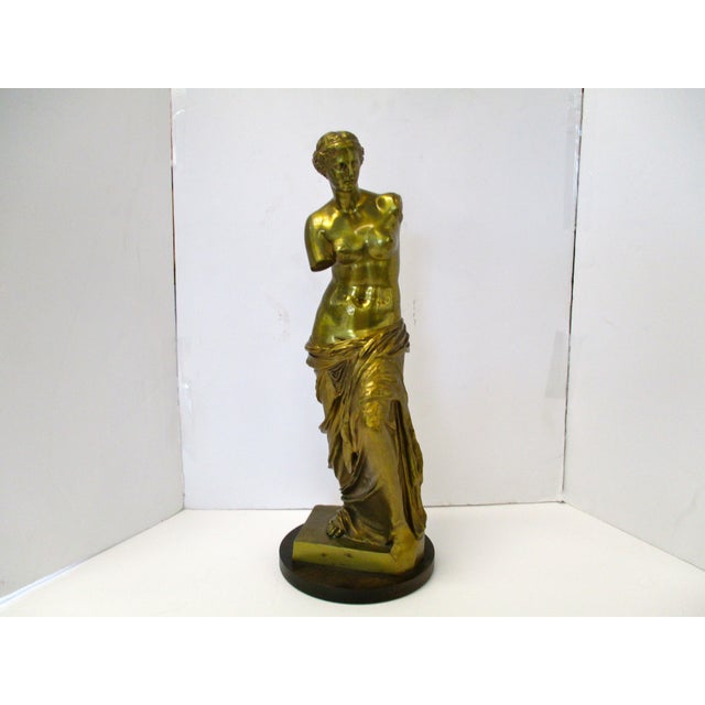 Bronze Venus Greek Goddess Statue | Chairish