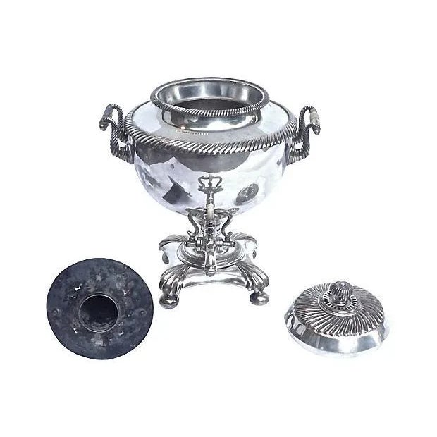 Antique Silver-Plated Coffee Samovar | Chairish