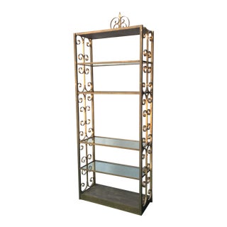 Vintage & Used Gold Bookcases and Étagères | Chairish