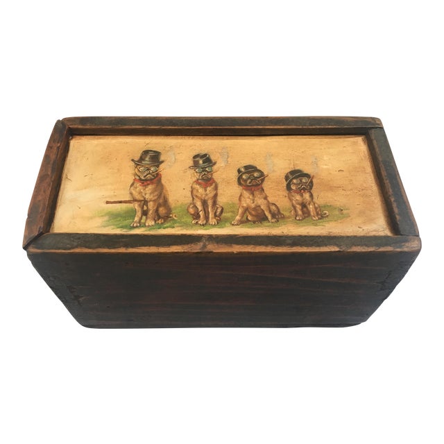 Antique Wooden Mystery Box Chairish