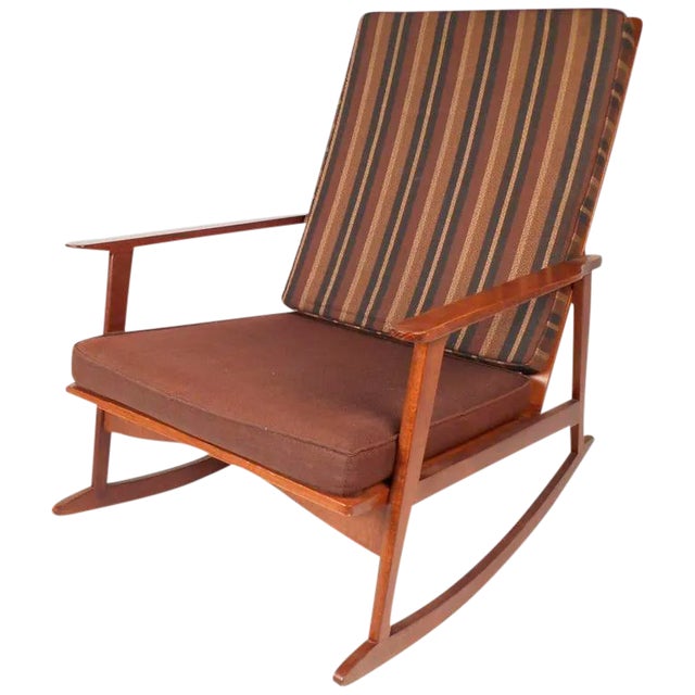 Mid-Century Modern Rocking Chair | Chairish