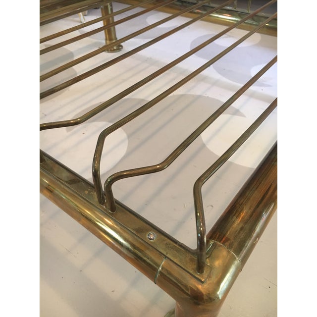 Brass Wine Glass Hanging Rack | Chairish