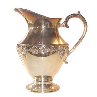 Vintage & Used Silver Pitchers | Chairish