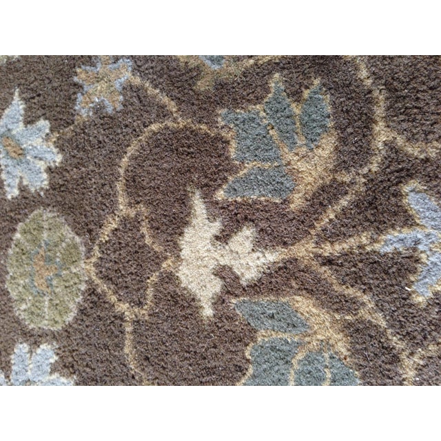 Pottery Barn Area Brown Rug - 8' X 10' | Chairish