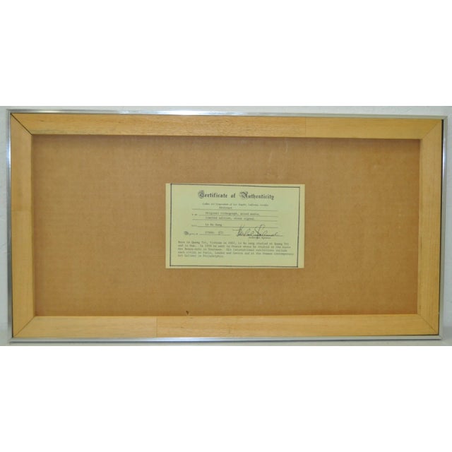 Lithograph by Vietnamese Artist Le Ba Dang | Chairish