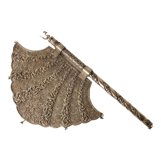 Indian Pankha Hand Fan | Chairish