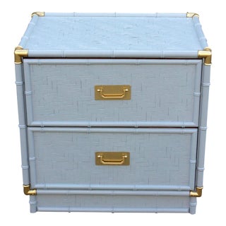 Vintage & Used Campaign Nightstands | Chairish