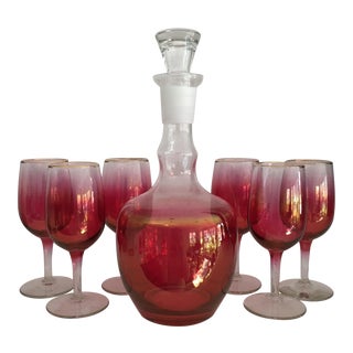 Vintage & Used Red Glasses | Chairish