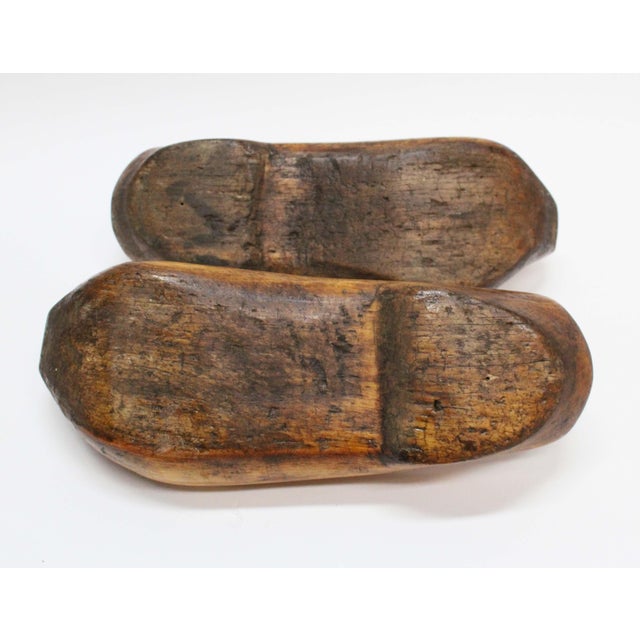 Vintage Dutch Sabot Wooden Shoes - A Pair | Chairish