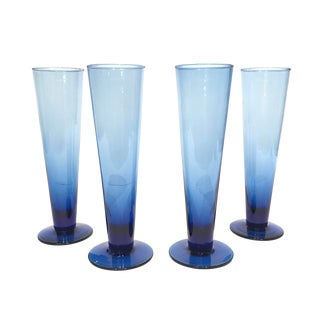 Vintage & Used Blue Glasses | Chairish