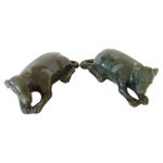 Jadeite Carved Rats - A Pair | Chairish
