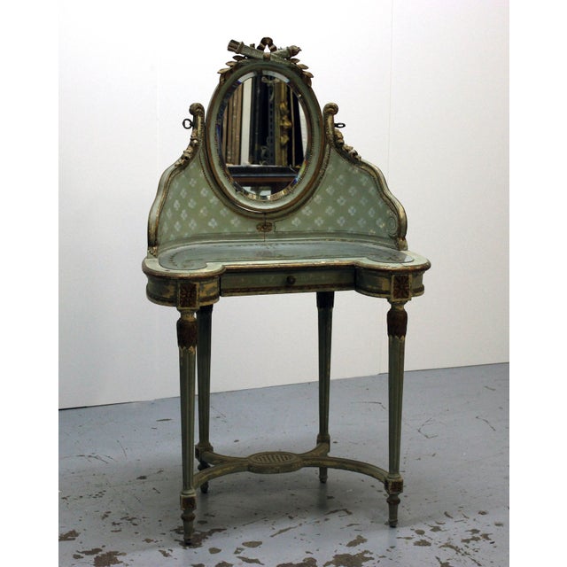 Vintage Victorian Vanity Dressing Table | Chairish