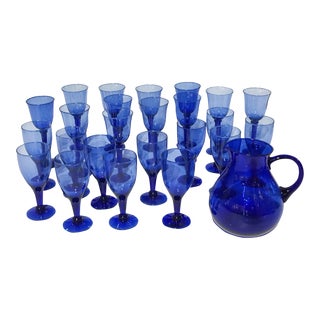 Vintage & Used Glass Pitchers | Chairish