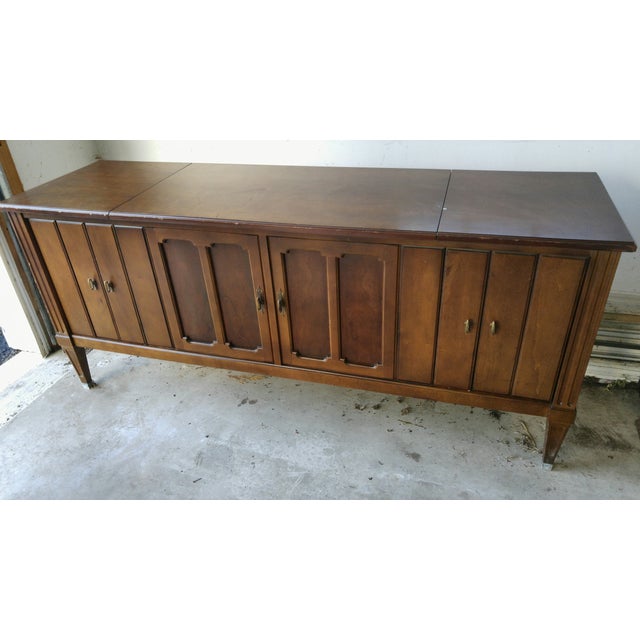 Vintage 1960s Zenith Stereo Console Credenza | Chairish