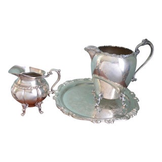 Vintage & Used Silver Pitchers | Chairish