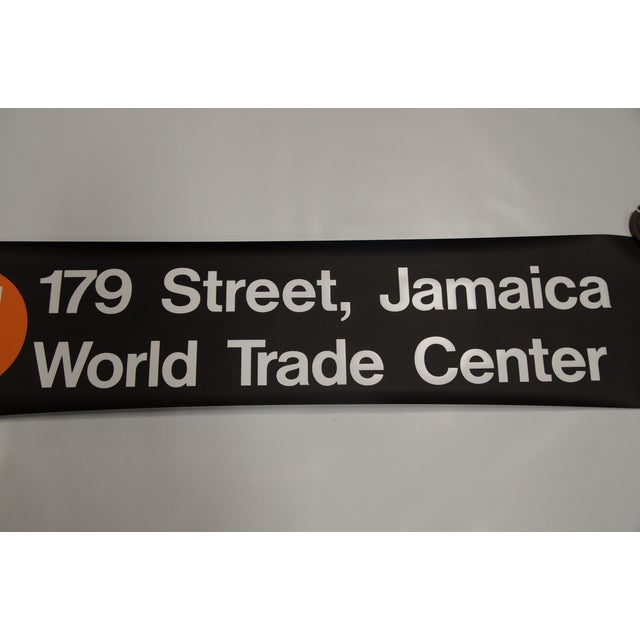 1980s New York "F" Train Subway Sign | Chairish