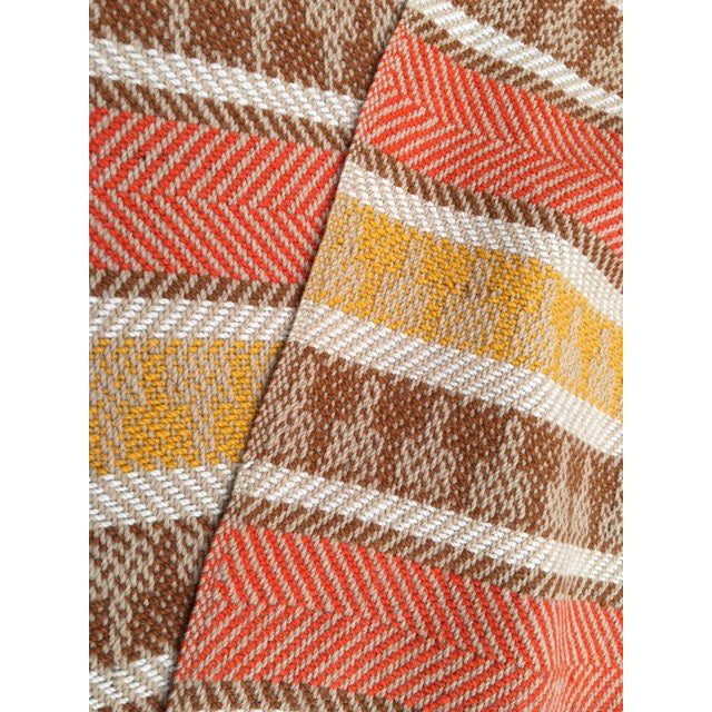 Vintage Woven-Pattern Pendleton Blanket | Chairish